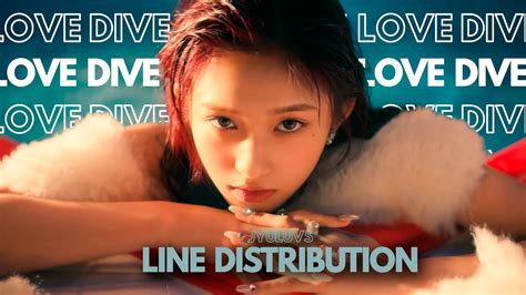Ive │ Love Dive Line Distribution Youtube