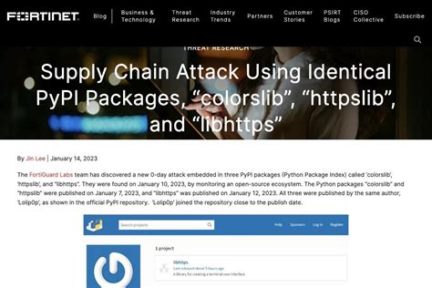 不正な3つのpypiパッケージがpypiリポジトリに混入、python開発者は注意を Tech（テックプラス）