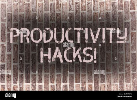 Word Writing Text Productivity Hacks Business Photo Showcasing Hacking Solution Method Tips
