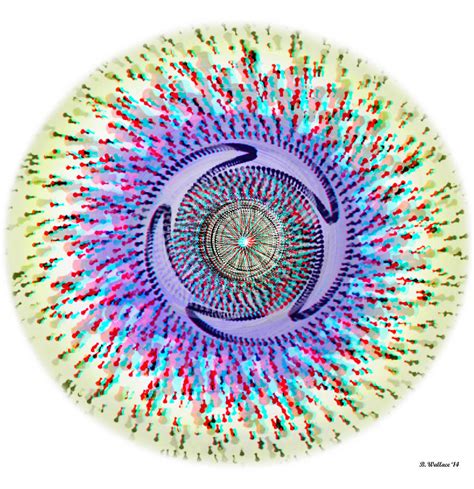3d Abstract Use Redcyan 3d Glasses Digital Art By Brian Wallace