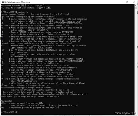 Python解释器的命令行调用格式、参数和其用途详解——《跟老吕学python编程》python M Jsontools Csdn博客