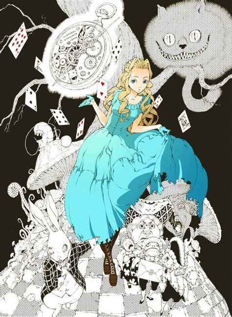 Alice White Rabbit Cheshire Cat Mad Hatter Caterpillar And 1 More