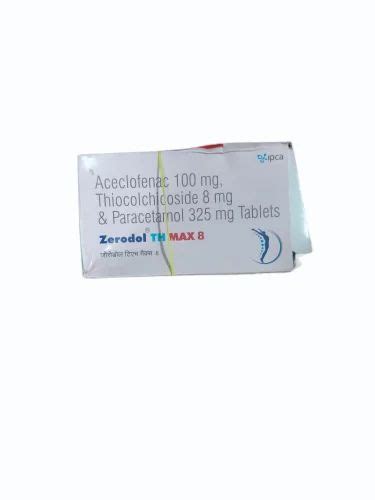 Zerodol Th Max 8 At ₹ 3186strip Zerodol P Tablets In Kolkata Id 2857493658073