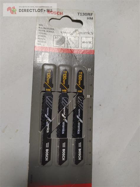 Пилки для лобзика по керамики и стеклу Bosch T 130 RF, Special for ...