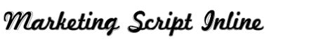 Download Marketing Script Inline Font Thousands Of Fonts To Download