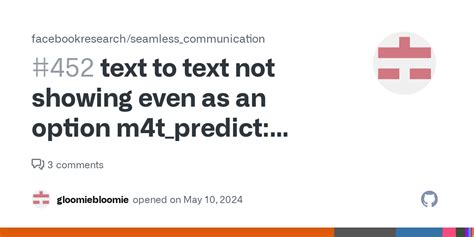 Text To Text Not Showing Even As An Option M4tpredict Error Argument