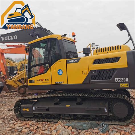 Import Used Volvo Ec220 Earthmoving Excavator