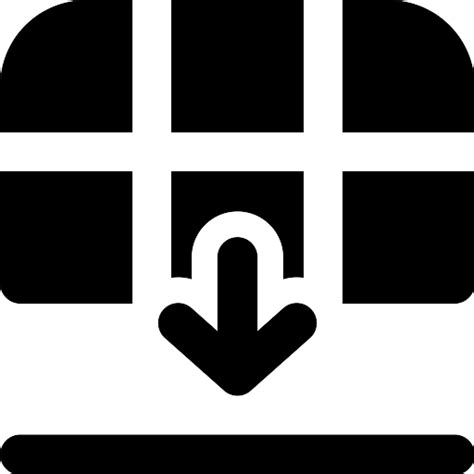 Table Move Below Icon Svg Png Free Download