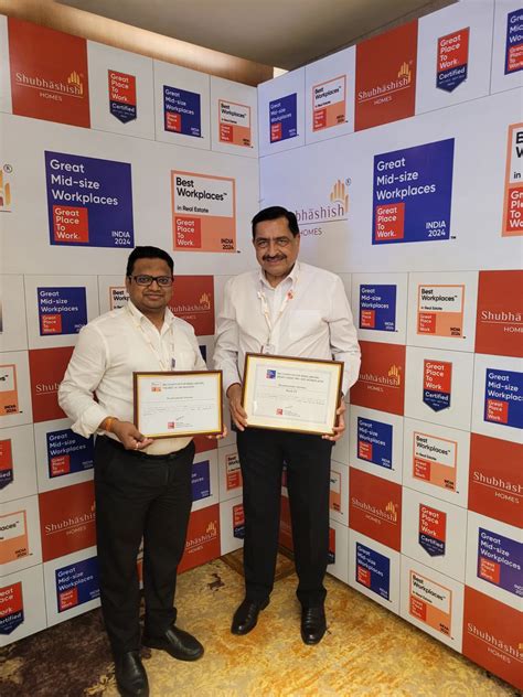 Bestplacetoworkinrealestate Greatmidsizeworkplace Rahul Bansal