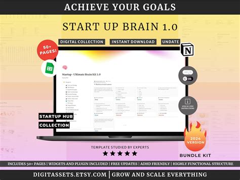 notion startup template ultimate kit for notion 2024 startup planner
