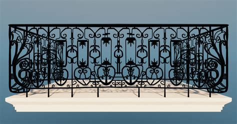 French Balcony 4 3d Urban Unity Asset Store