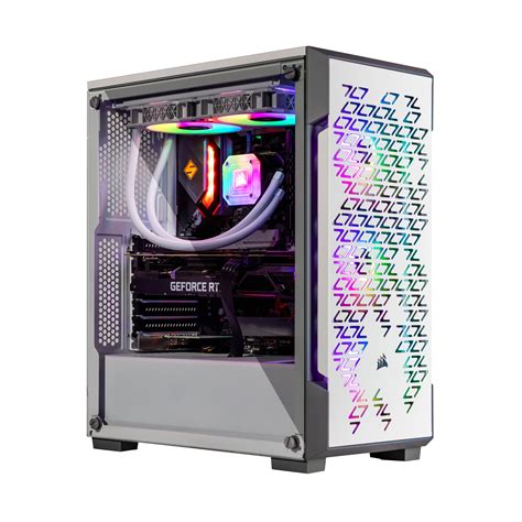 Velztorm White Ferrux CTO Gaming Desktop Liquid Cooled AMD Ryzen 9