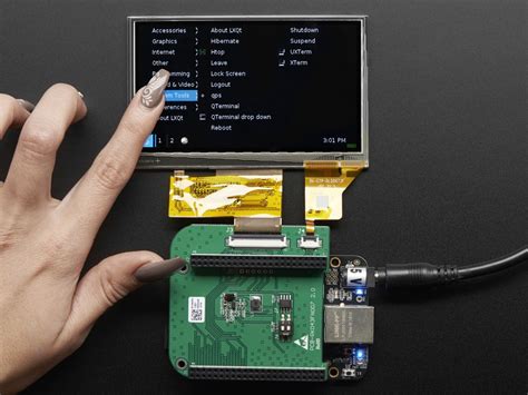 4 3 LCD Capacitive Touchscreen Display Cape For BeagleBone Raspberry
