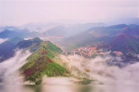 航拍云南文山州广南西洋江大峡谷风光仙境云海
