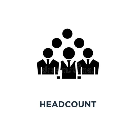 Headcount Icon Headcount Concept Symbol Design Vector Illustra Stock