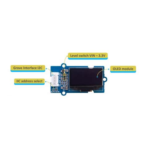 Seeed Studio Grove OLED Display 0 96 Inch 128 64 Pixels Wit SSD1315