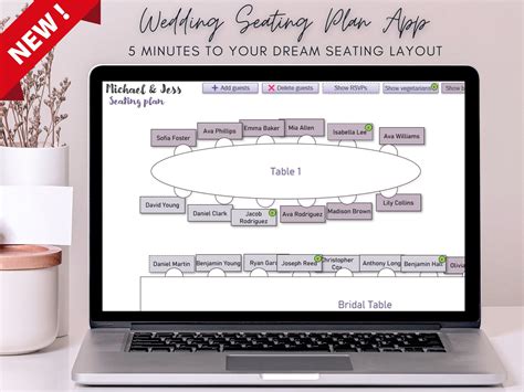 Seating Chart Creator App Guest List To Dream Wedding Seating Plan In