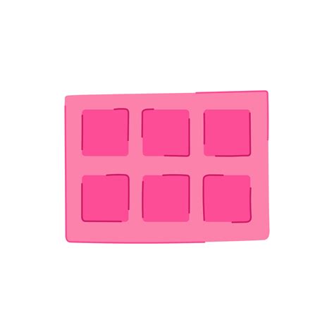 Mold Ice Cube Tray Cartoon Vector Illustration Vector Art At Vecteezy