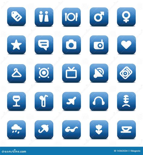 Vector Pictogrammen Voor Reis En Vrije Tijd Vector Illustratie