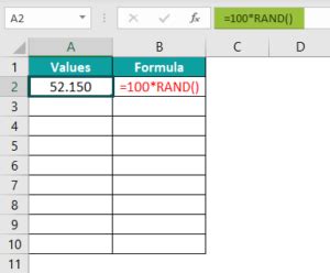 RAND Excel Function Formula Examples How To Use