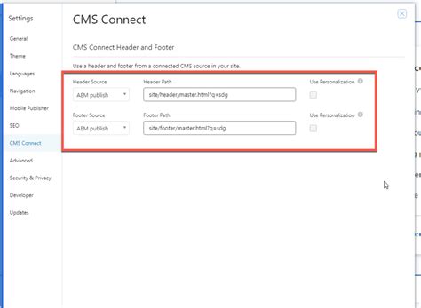 Experience Cloud Cms Connect Headerfooter On Login Page Salesforce