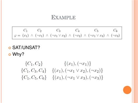 Ppt Computing Unsat Cores Of Boolean And Smt Formulas Powerpoint