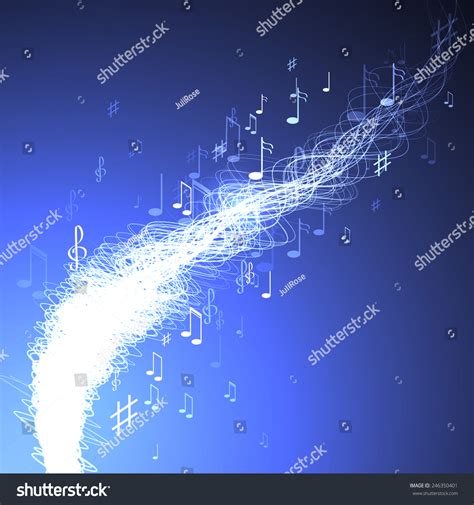 Vector Illustration Abstract Music Background Stock Vector Royalty