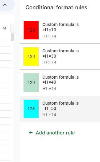 How To Apply A Custom Color Scale To A Column In Google Sheets Based On