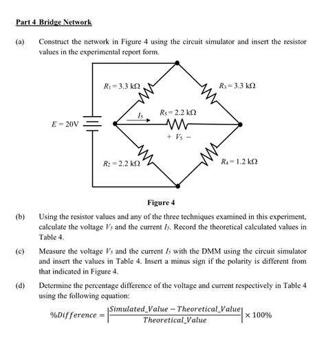 Solved Part 4 Bridge Network A Construct The Network In