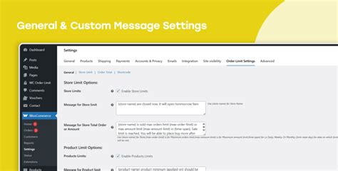 Order Limit For Woocommerce Set Minmax Product Quantities