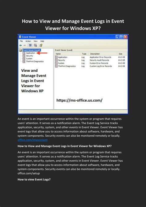 Ppt How To View And Manage Event Logs In Event Viewer For Windows Xp