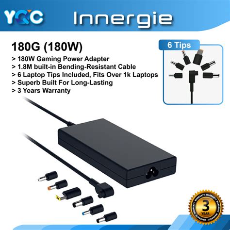 Innergie W G Gaming Laptop Charger Universal Power Adapter Compatible With Acer MSI ASUS