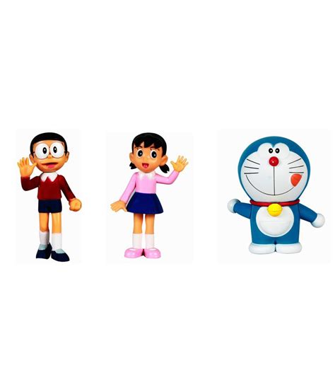 Nobita Hi Shizuka Doremon Standing 3 Action Figurines Doraemon With