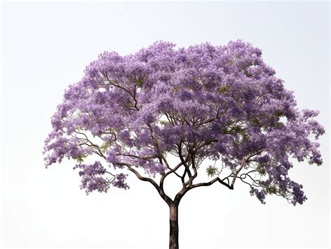 Jacaranda Tree Sketches Set Of 5 Colorful Renditions High Resolution