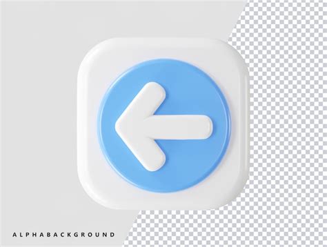 Premium Psd Arrow Icon 3d Rendering Vector Illustration