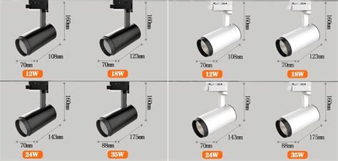 Fsl 12w 18w 24w Track Light Rail Type Led Ceiling Spot Lamp 3000k