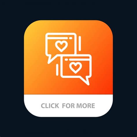 Android Ios Vector Art Png Chat Love Heart Wedding Mobile App Button Android And Ios Li Com