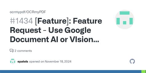 Feature Feature Request Use Google Document AI Or VIsion AI