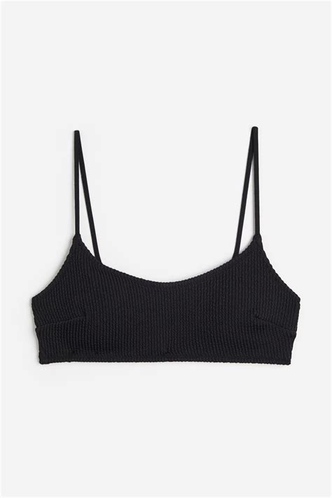 Padded Bikini Top Black Ladies Handm Au