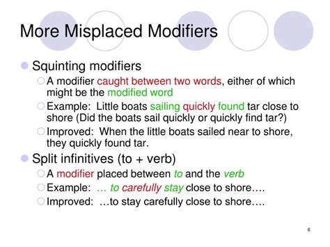 Ppt Dangling And Misplaced Modifiers Powerpoint Presentation Free