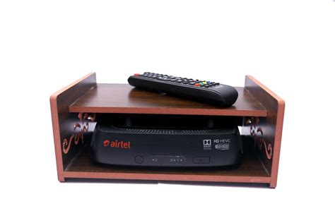 Wooden Tv Setup Box And Remote Stand Brown For Office At ₹ 149piece In Surat