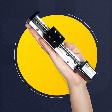 Micro Module Lightweight Rail Guide Mini Linear Actuator Linear Robotic And Rail Guide