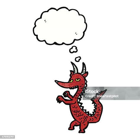 리틀 말풍선이 있는 Dragon 귀여운에 대한 스톡 벡터 아트 및 기타 이미지 귀여운 기이함 낙서 드로잉 Istock