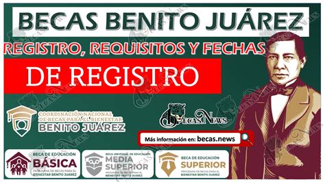 Registro A La Beca Benito Juárez En 2023 Requisitos Y Fechas De