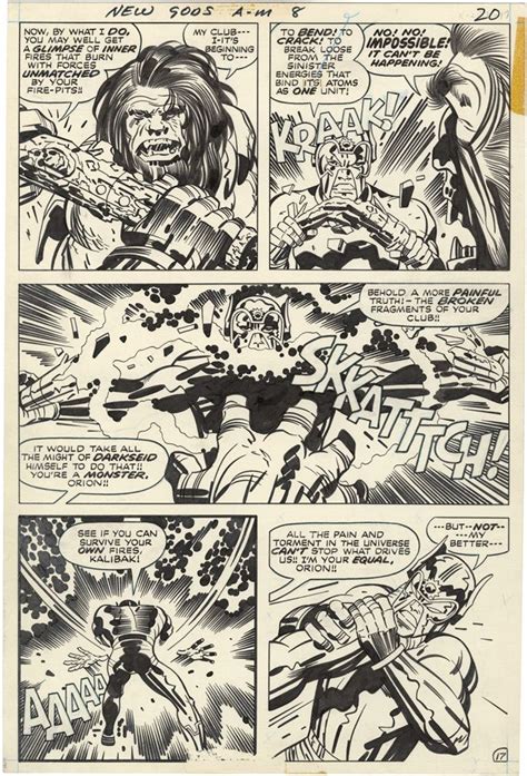 The New Gods Issue 8 Page 17 Kirby Jack Kirby Art Jack Kirby