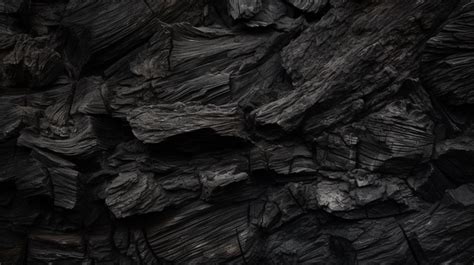 Sleek Obsidian Texture Background Ash Coal Trunk Background Image
