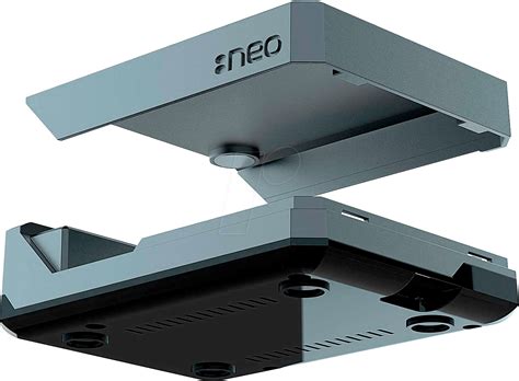 Rpi4c Argon Neo Case For Raspberry Pi 4 Aluminium Black At Reichelt Elektronik