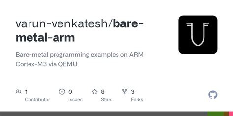 Github Varun Venkateshbare Metal Arm Bare Metal Programming Examples On Arm Cortex M3 Via Qemu