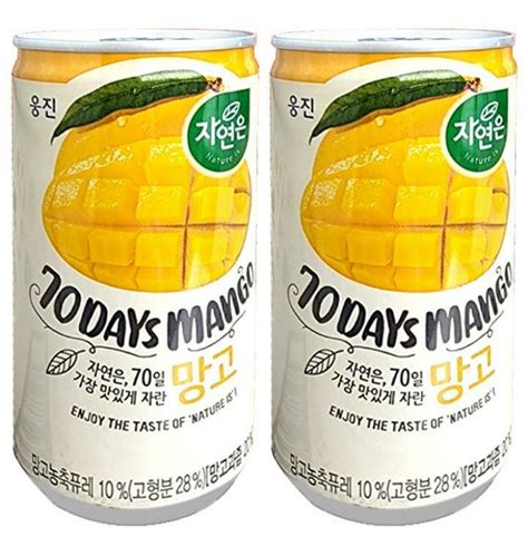 웅진 자연은 70일 망고 180ml X 60캔 소캔 티몬