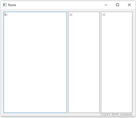 Qt QSplitter拆分器 一杯清酒邀明月 博客园